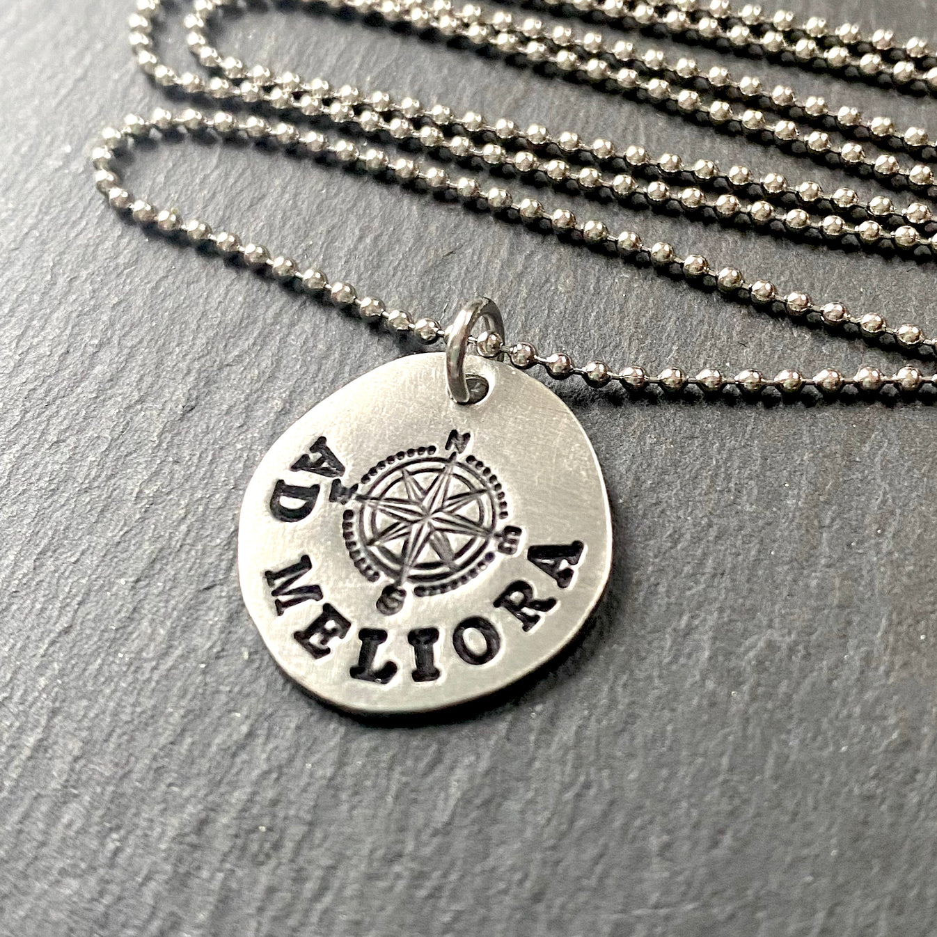 Ad Meliora - Towards Better Things Latin Phrase Necklace - Inspiration ...